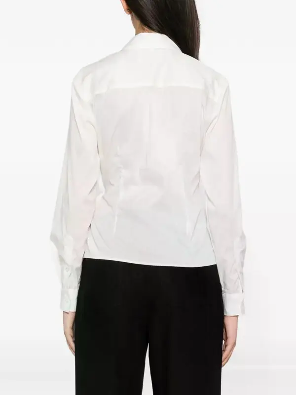 MANUEL RITZ Wrap-design Long-sleeve Shirt