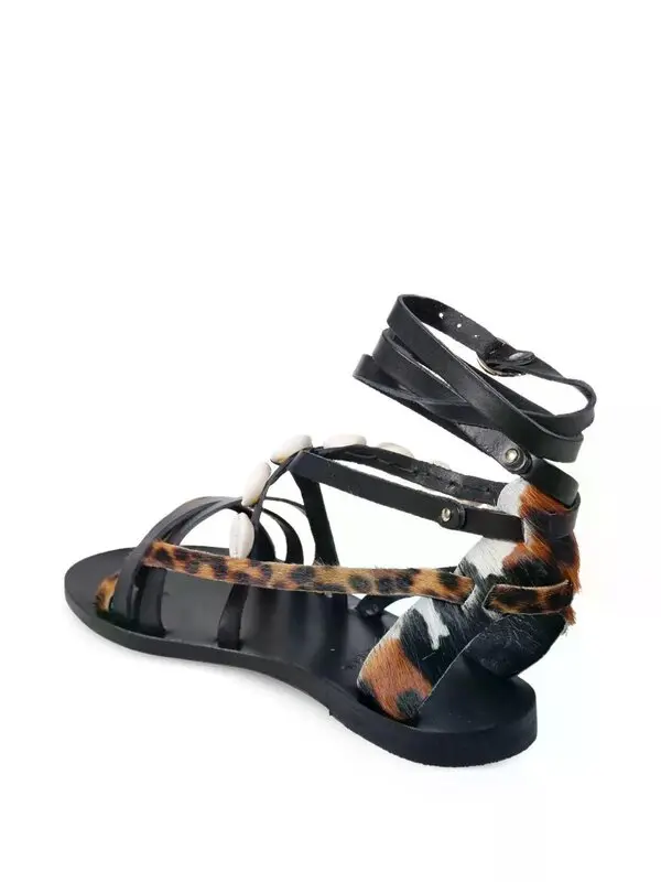 ANCIENT GREEK SANDALS Satira Shell-embellished Sandals