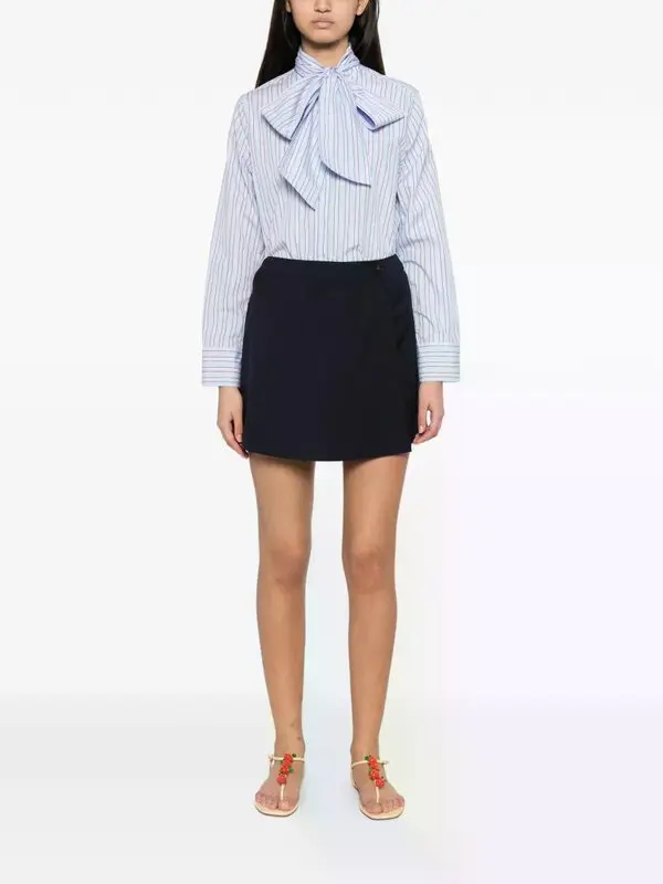 MANUEL RITZ Button-fastening Wrap Skirt