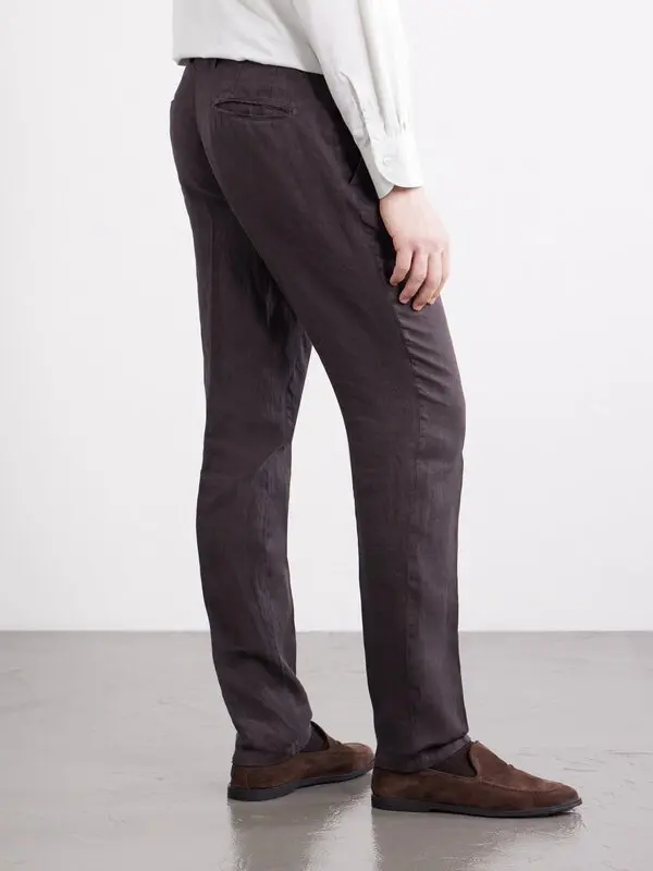 Boglioli Straight-leg Linen Suit Trousers