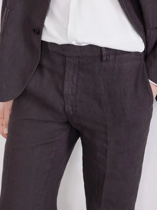Boglioli Straight-leg Linen Suit Trousers