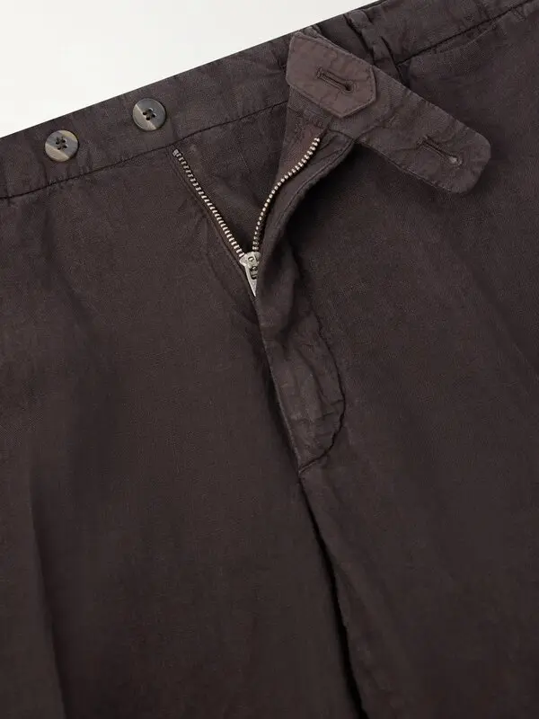 Boglioli Straight-leg Linen Suit Trousers