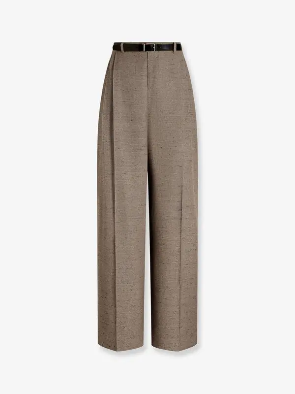 Dolce & Gabbana Mélange Trousers With Belt
