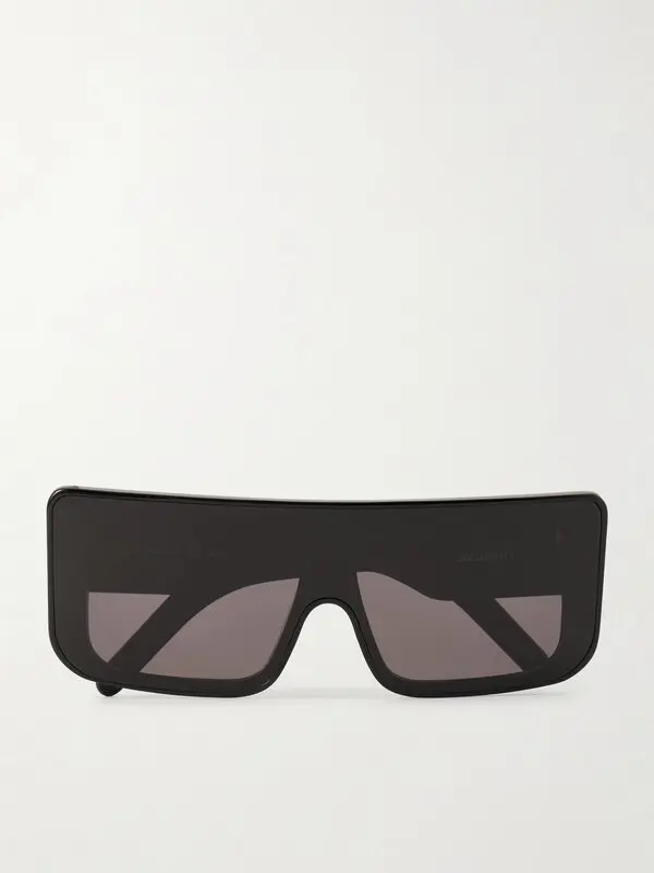 Rick Owens Documenta Square-frame Sunglasses - Black