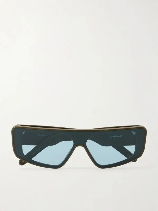 Rick Owens Performa Slim-frame Sunglasses - Green