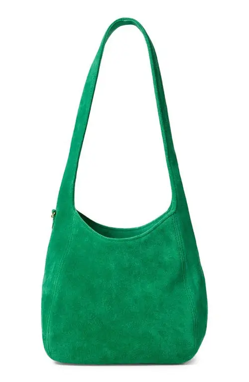 Clare V. Petit Bando Suede Shoulder Bag