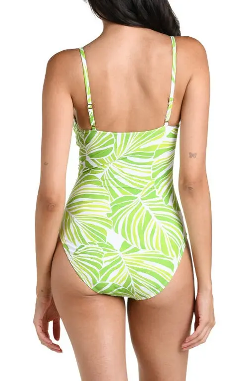 La Blanca Serene Palm One-piece Swimsuit