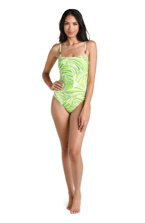 La Blanca Serene Palm One-piece Swimsuit