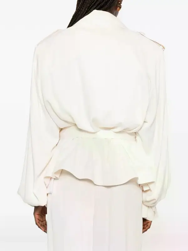 THE FRANKIE SHOP Elva Belted Trench Coat