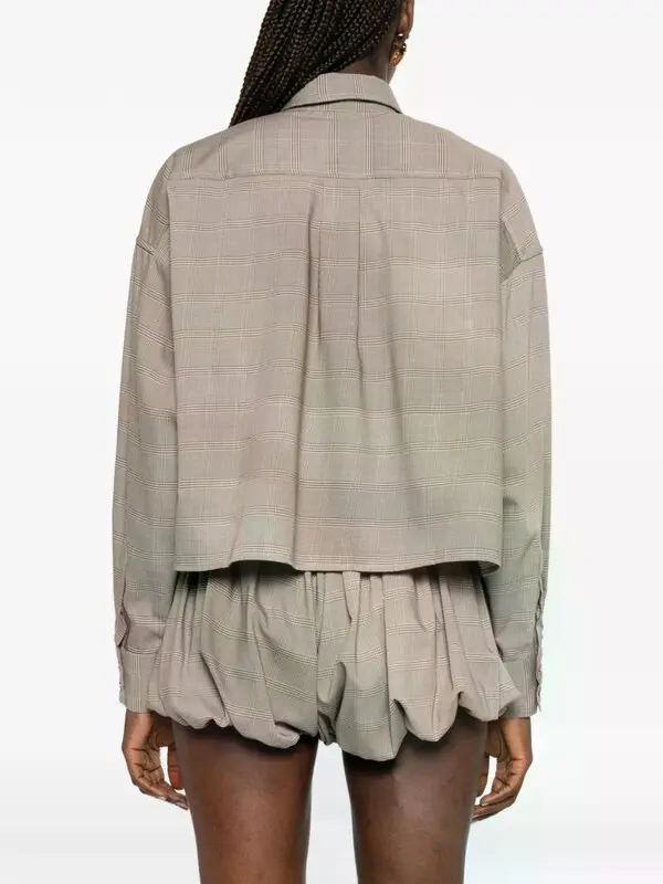 THE FRANKIE SHOP Arlen Boxy Shirt - Neutrals