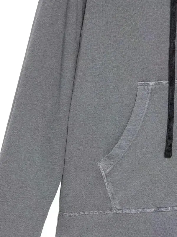 JAMES PERSE Zip-up Drawstring Hoodie - Grey