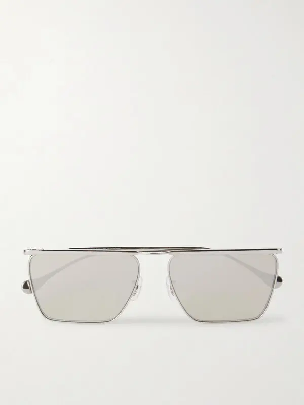 Oliver Spencer Jil Sander Aviator-style Sunglasses - Silver