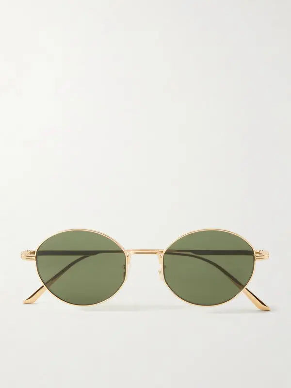 Oliver Spencer X Khaite 1994c Round Frame Sunglasses - Gold