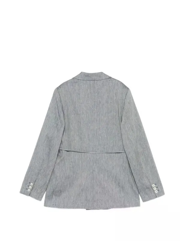 MANUEL RITZ Belted Lapel-collar Jacket