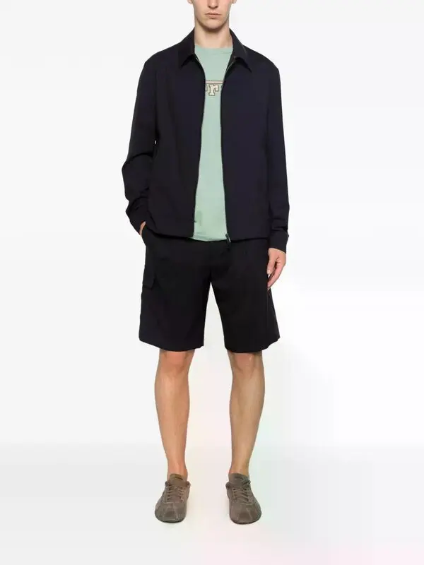 MANUEL RITZ Zip-up Jacket - Blue