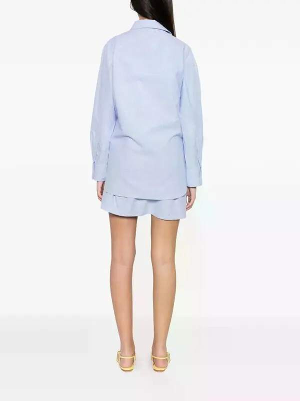 MANUEL RITZ Crystal-embellished Tie-waist Mini Dress