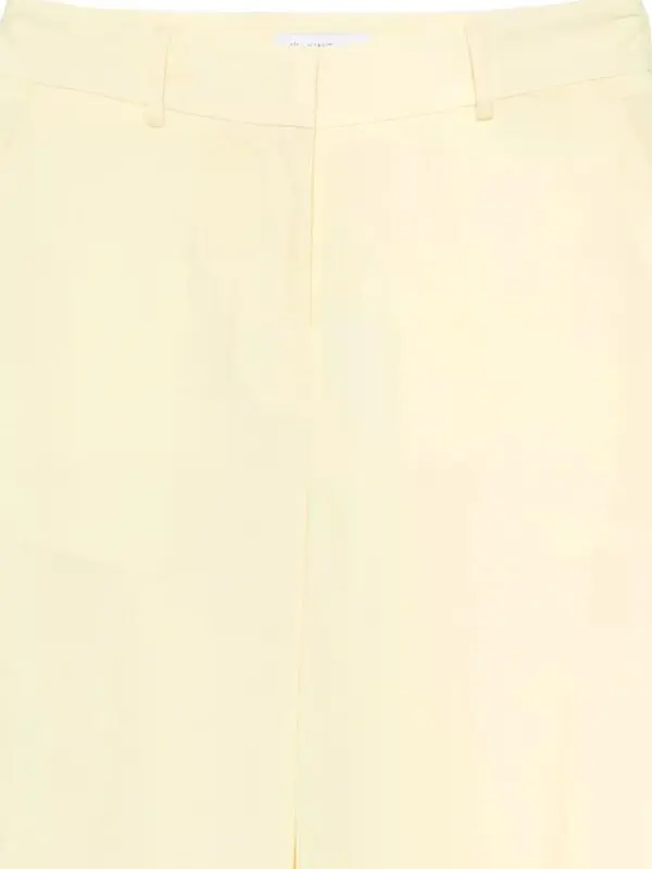 MANUEL RITZ Tailored Wide Leg Trousers - Yellow