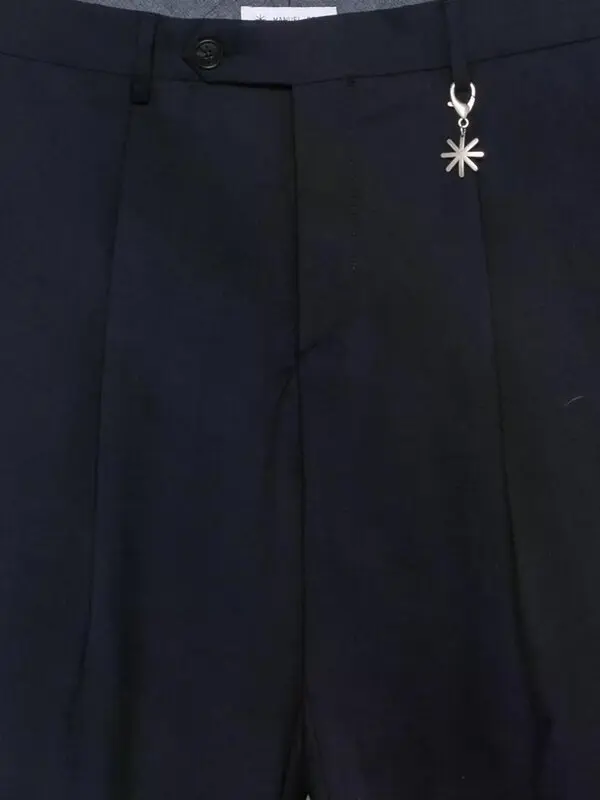MANUEL RITZ Pleated Stretch-wool Trousers
