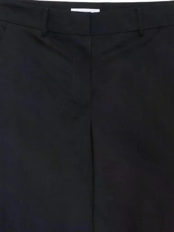 MANUEL RITZ Pressed-crease Wide-leg Trousers - Blue