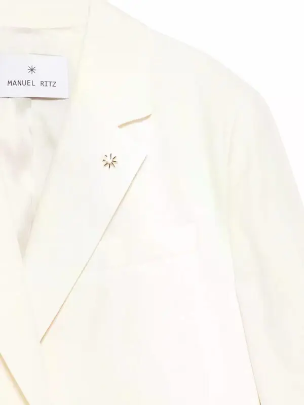 MANUEL RITZ Belted Notch-lapels Jacket