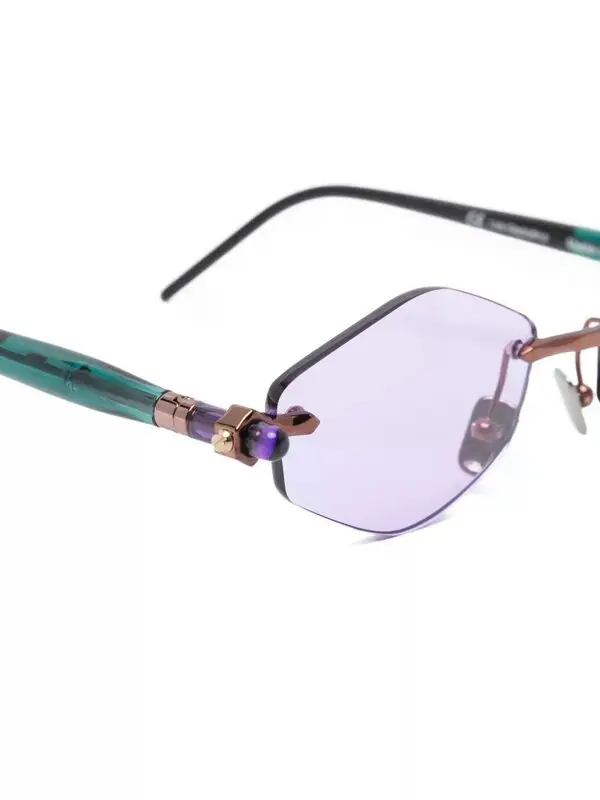 KUBORAUM Geometric-frame Sunglasses