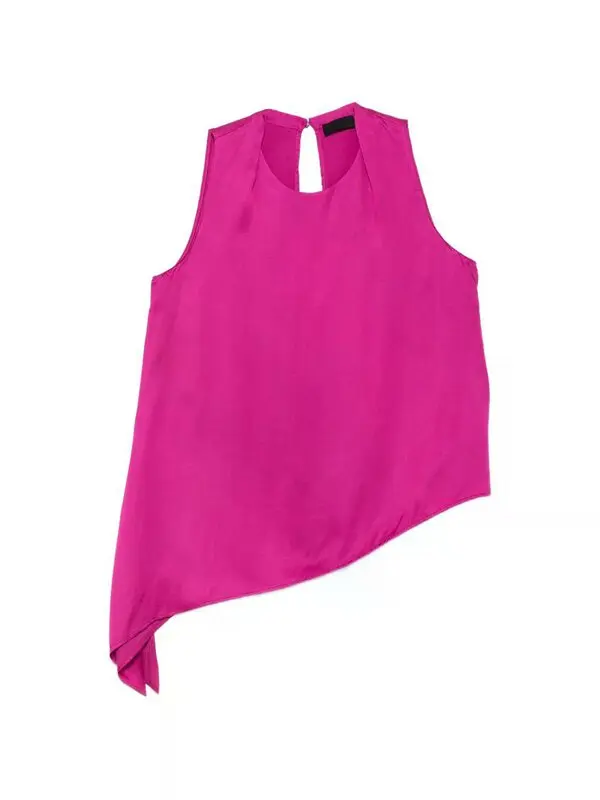 Liu Jo Asymmetric-hem Sleeveless Top