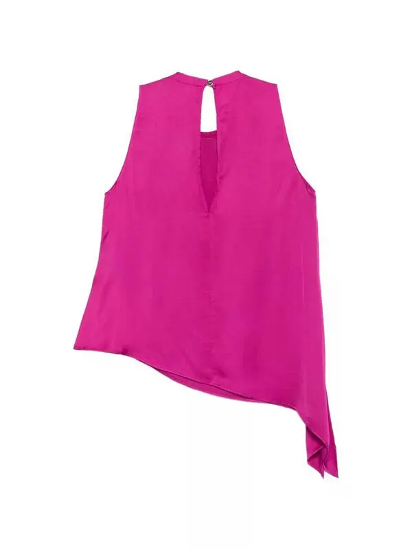 Liu Jo Asymmetric-hem Sleeveless Top