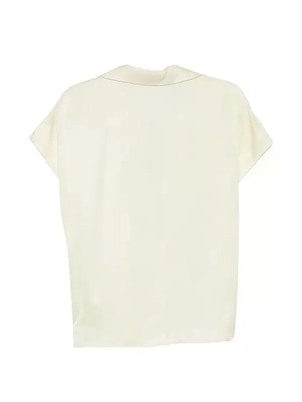 Liu Jo V-neck Short Sleeve Blouse