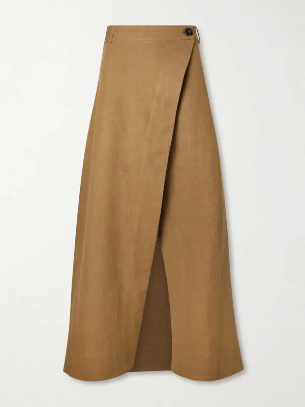 Le Kasha Raqi Linen Maxi Skirt