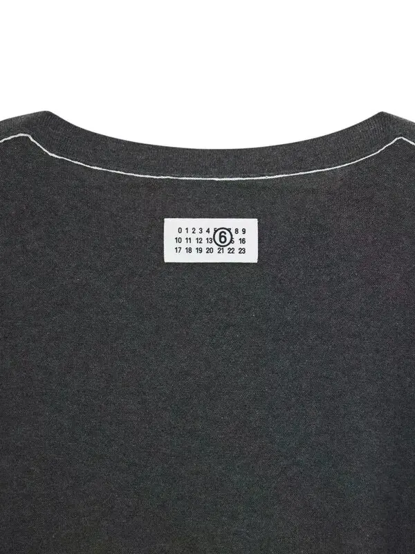 MAISON MARGIELA Long-sleeve Crew Neck Sweater - Grey