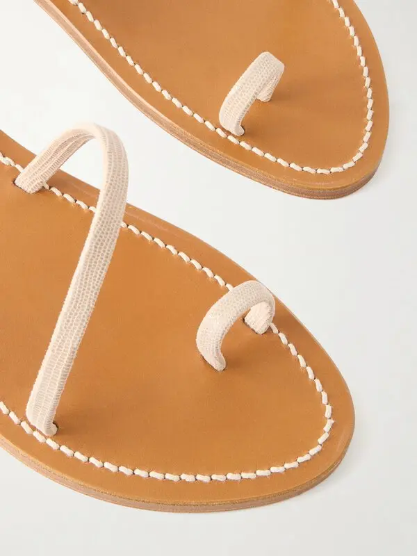 K.JACQUES St. Tropez Loki Leather Thong Sandals