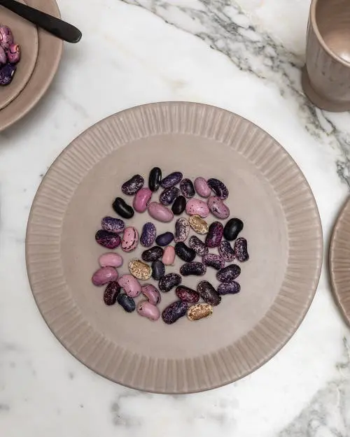 UNE VIE NOMADE Earth Lines Dinner Plateset Of 4