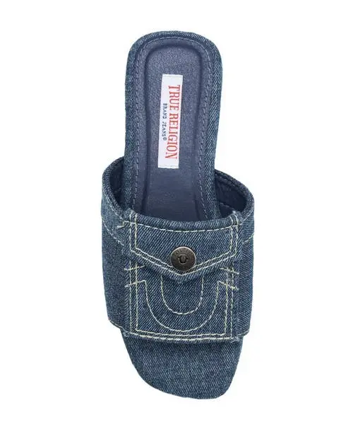 True Religion Pocket Detail Sandals