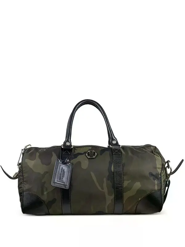 Philipp Plein Military Logo Holdall - Green