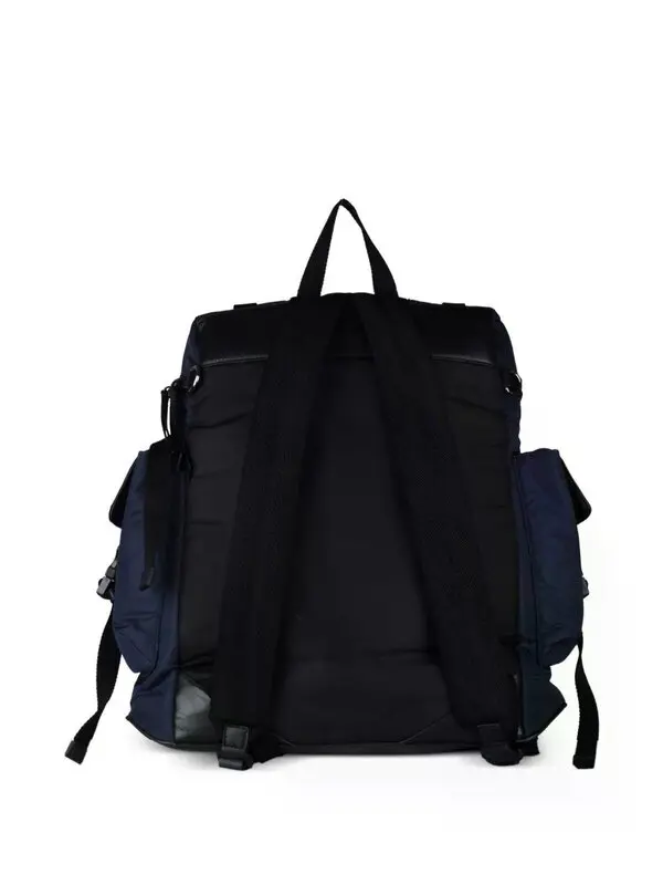 JIMMY CHOO Wixon Logo-plaque Backpack - Blue