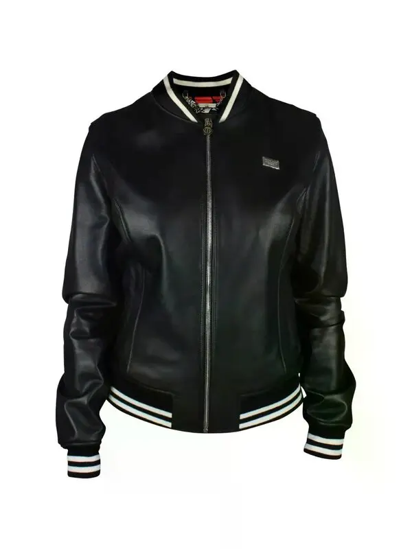 Philipp Plein Logo Detail Bomber Jacket