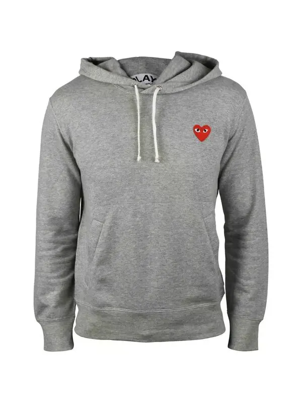 Play Comme Des Garcon Embroidered Heart Hoodie