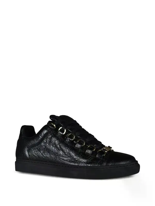 Balenciaga Arena Leather Lace-up Sneakers