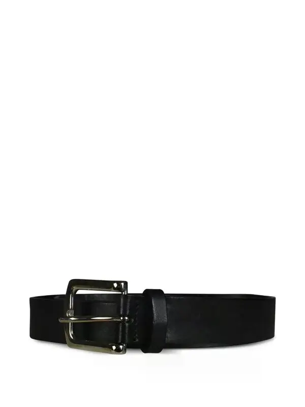 Givenchy Star Buckle Leather Belt - Black