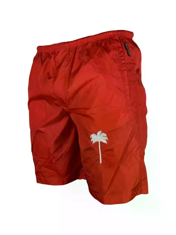 Palm Angels Embroidered Swim Shorts