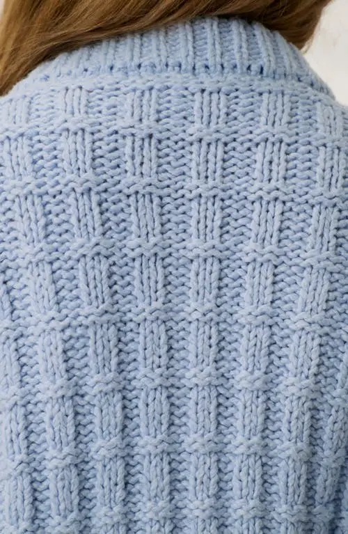 Lunya Cloud Cotton Basket Stitch Cardigan