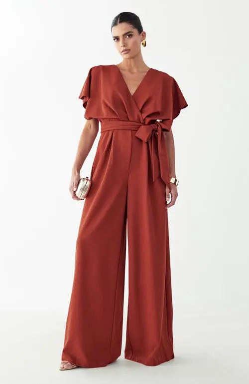 ST MRLO Hannah Wide Leg Jumpsuit - Copper