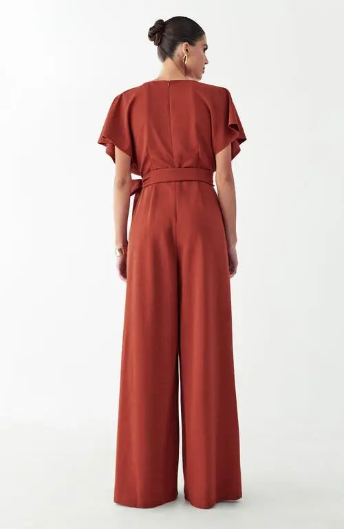 ST MRLO Hannah Wide Leg Jumpsuit - Copper