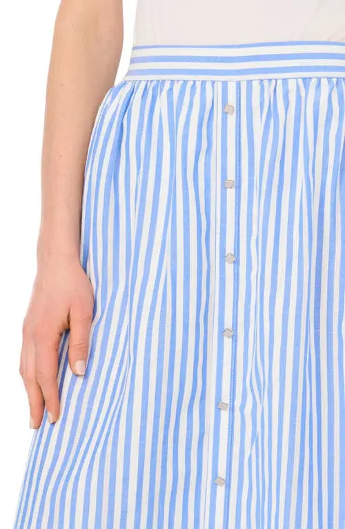 Vince Camuto Stripe Midi Skirt