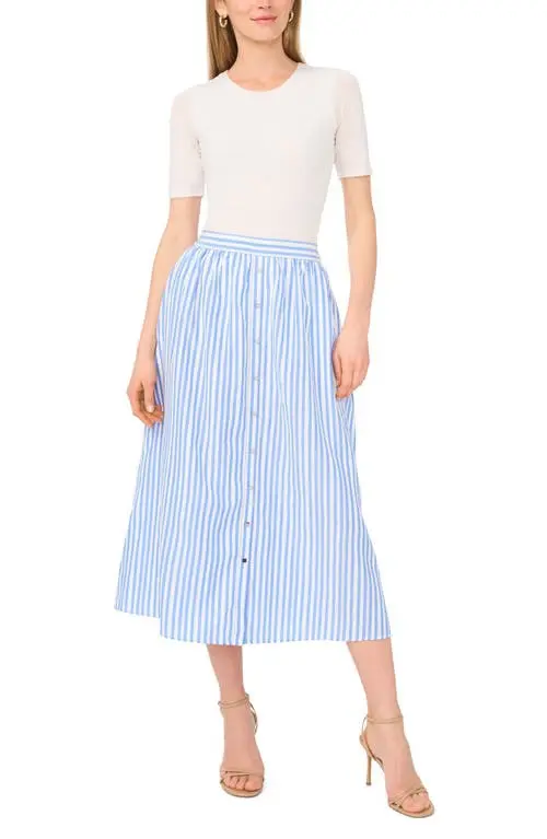 Vince Camuto Stripe Midi Skirt