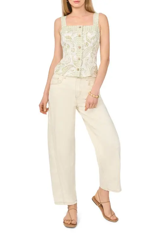 Vince Camuto Button-down Tank