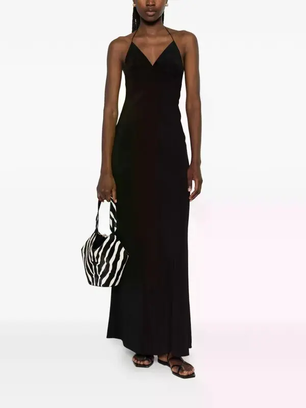 Matteau Low-back Halterneck Maxi Dress