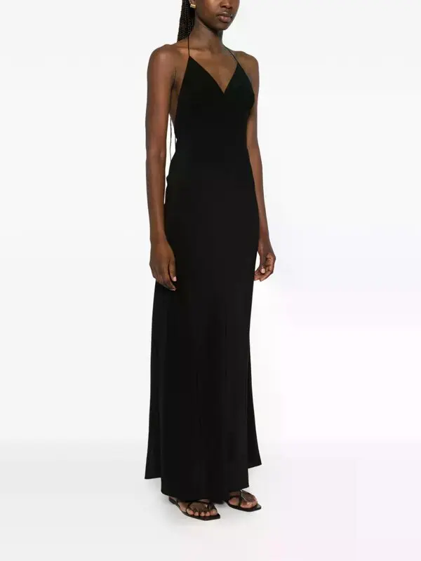 Matteau Low-back Halterneck Maxi Dress