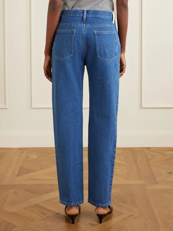 JIL SANDER Mid-rise Tapered Jeans - Blue