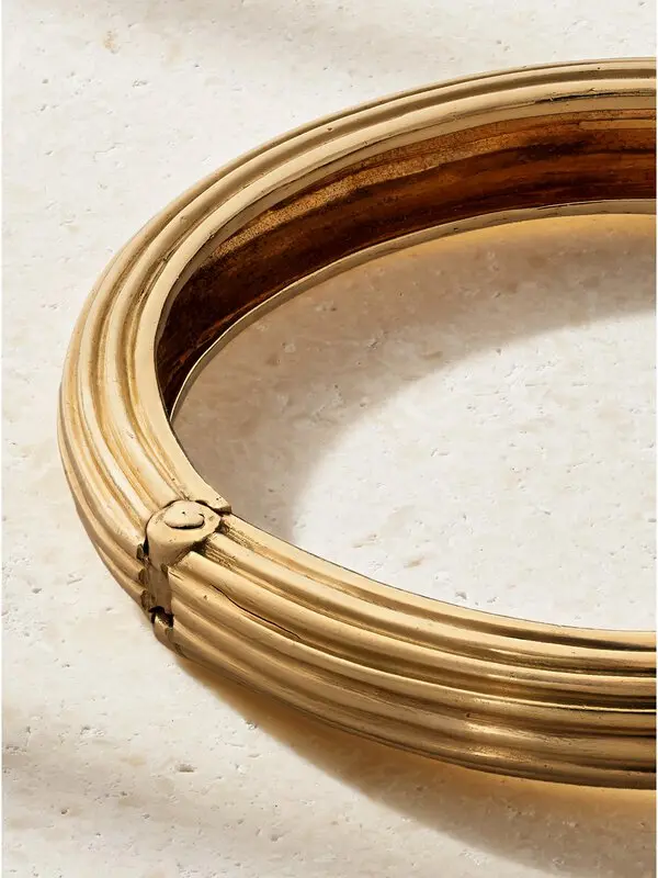 ELEUTERI David Webb Vintage 18-karat Gold, Platinum, Ruby, Sapphire, And Diamond Bangle